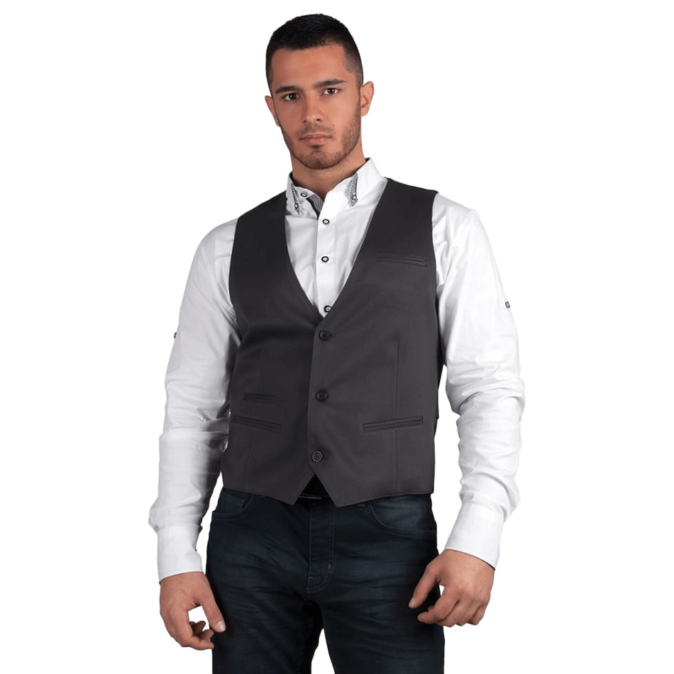 Vestă pentru bărbați RAGE GRI INCHIS 1458 → Veste bărbați la prețuri de ...